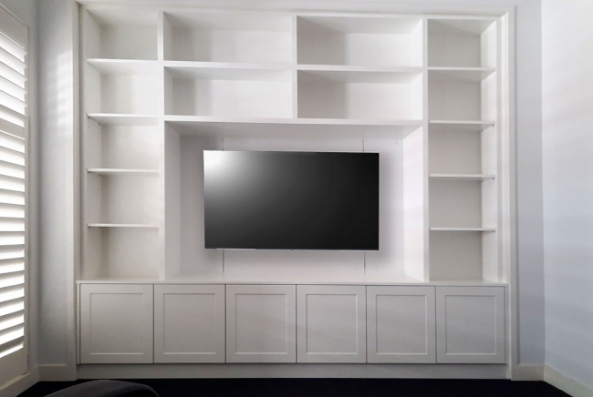 Custom Build Entertainment Tv Unit | Cabinet Maker