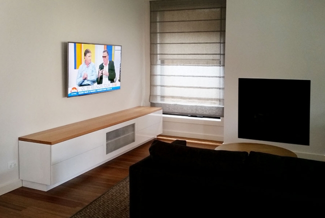 Custom Build Entertainment Tv Unit | Cabinet Maker